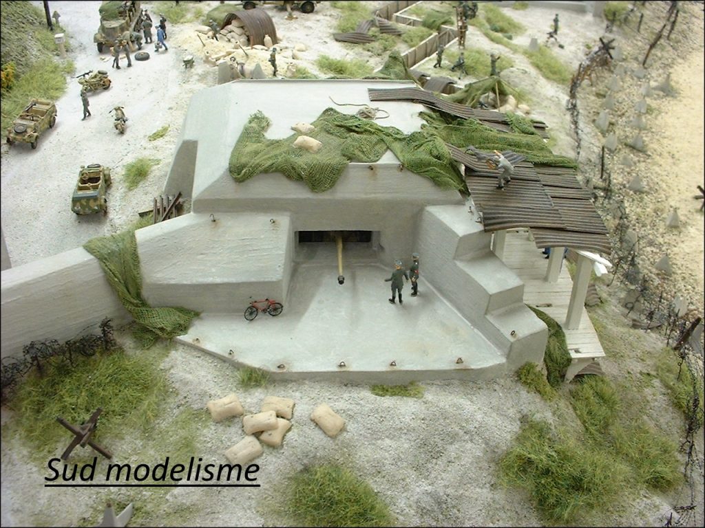 1/72e: CASEMATE H677 POUR 88 MM OMAHA BEACH (VIERVILLE) – PNSUDMODELISME