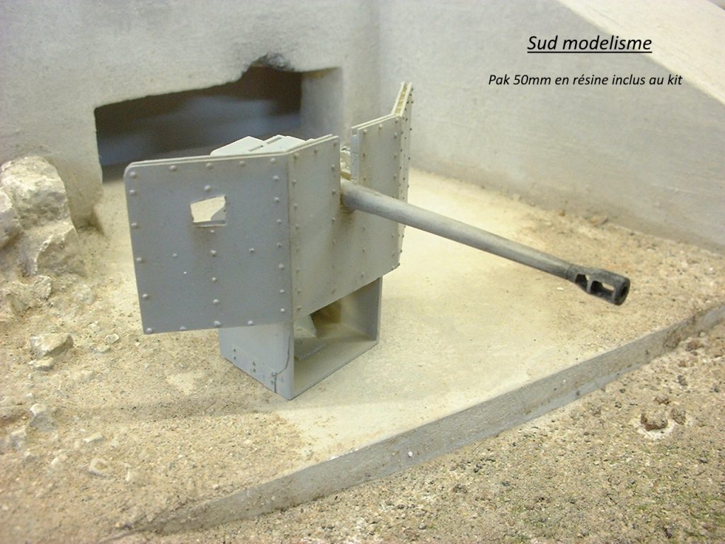 1/35e. REPRODUCTION HISTORIQUE, FACADE DU BUNKER H667 OMAHA BEACH ...