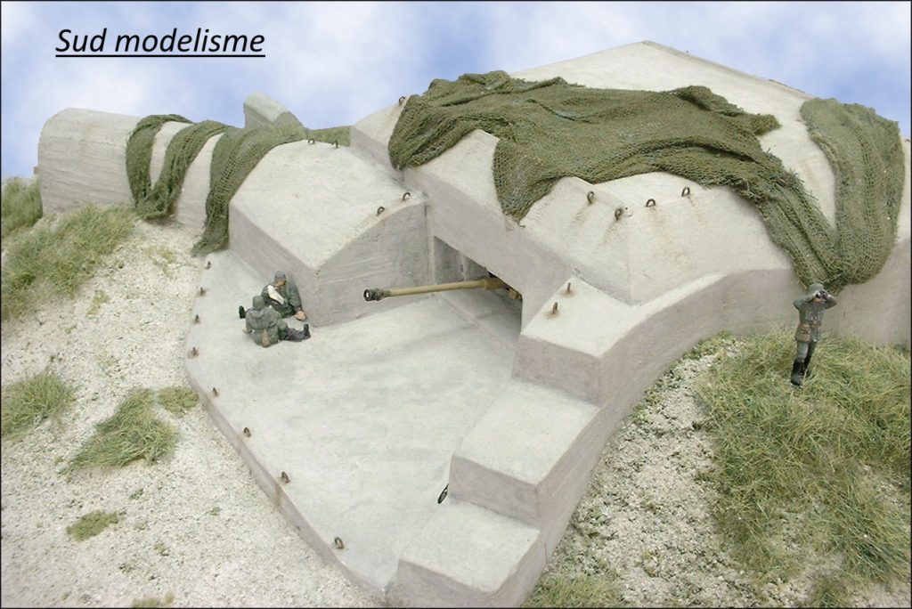 1/72e: CASEMATE H677 POUR 88 MM OMAHA BEACH (VIERVILLE) – PNSUDMODELISME
