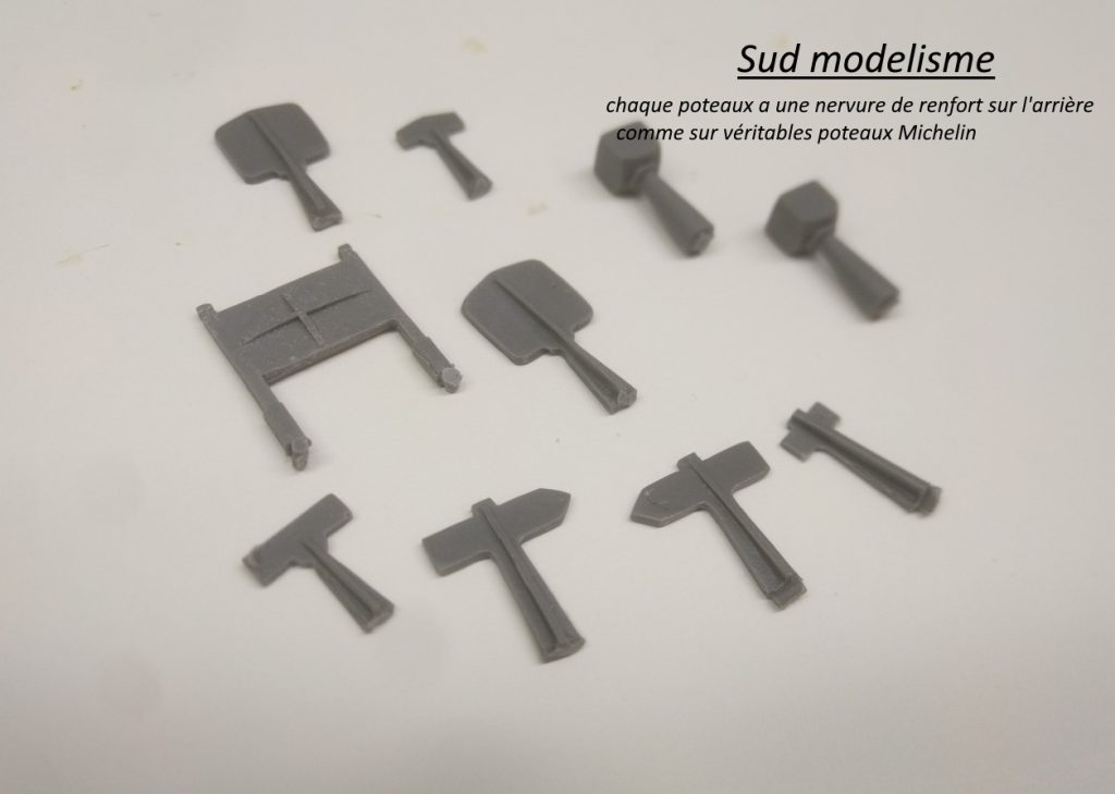 HO: 10 Poteaux béton Michelin – PNSUDMODELISME